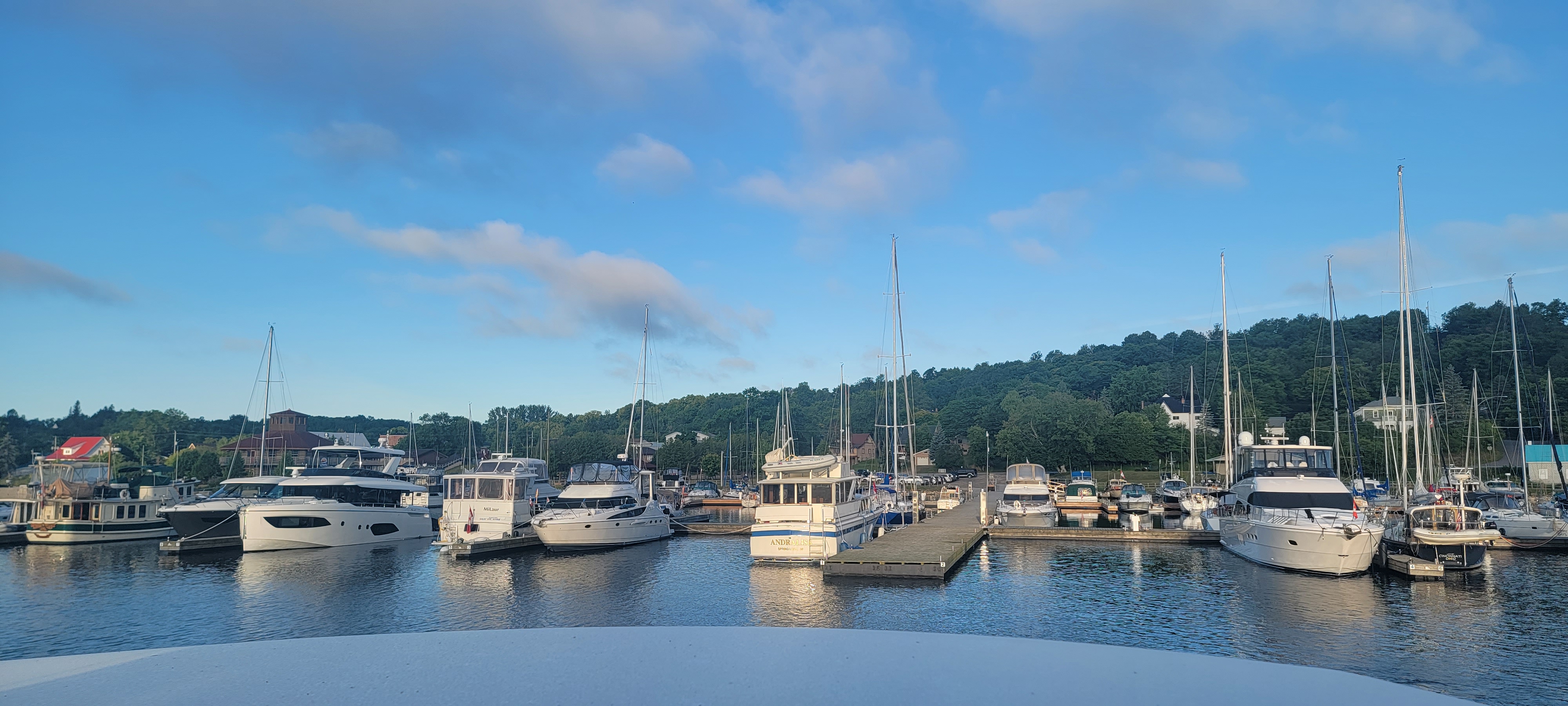 Gore Bay, ON, to Boot Island Bay, MI, U! S! A!: Returning to Our ...
